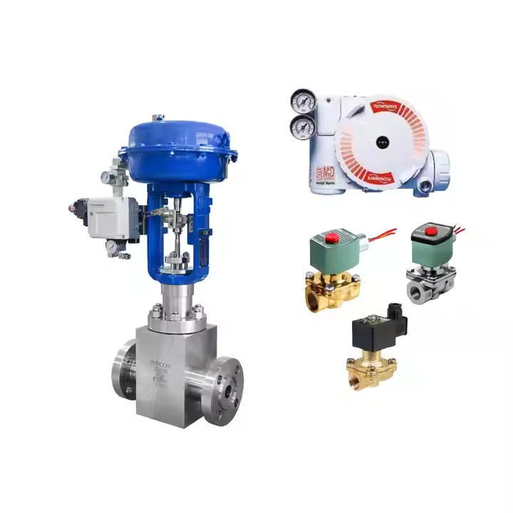 Valve de régulation de haute pression avec positionneur numérique HART ...